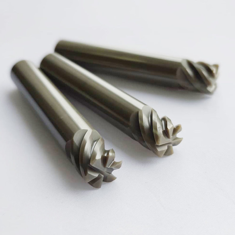 Customized Ceramic End Mills For Machining Cr NI Fe Material ...
